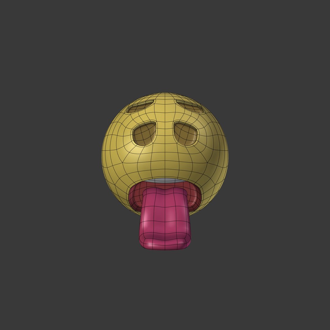 3D Tired Smiley - TurboSquid 1300605