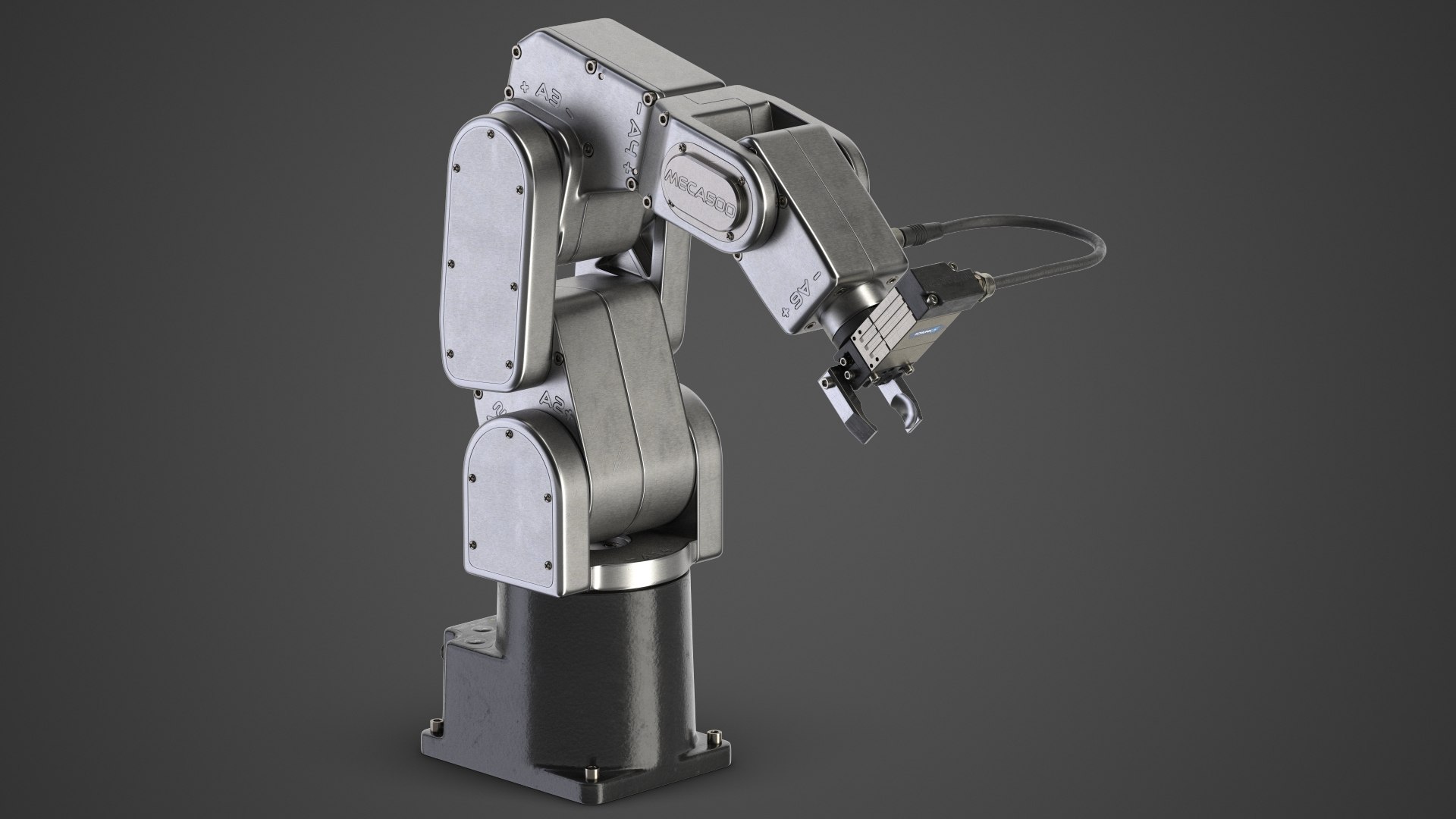 Robot Arm Meca With Gripper 3D-Modell - TurboSquid 1646994
