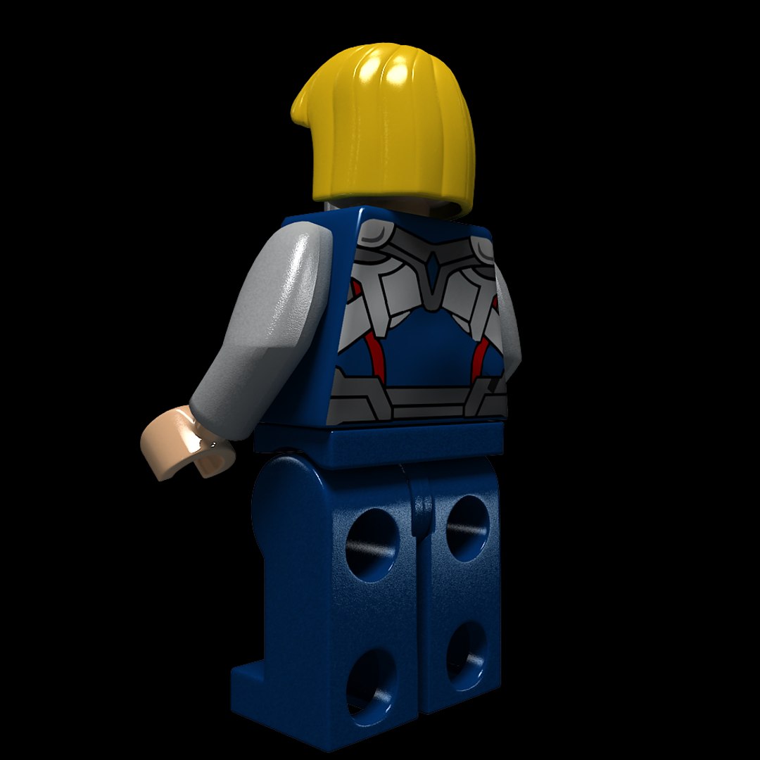 3d Lego Character Model
