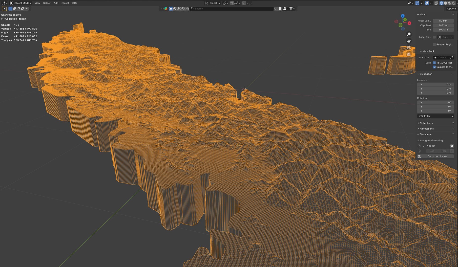 3D Model New Caledonia Terrain Map - TurboSquid 2336542