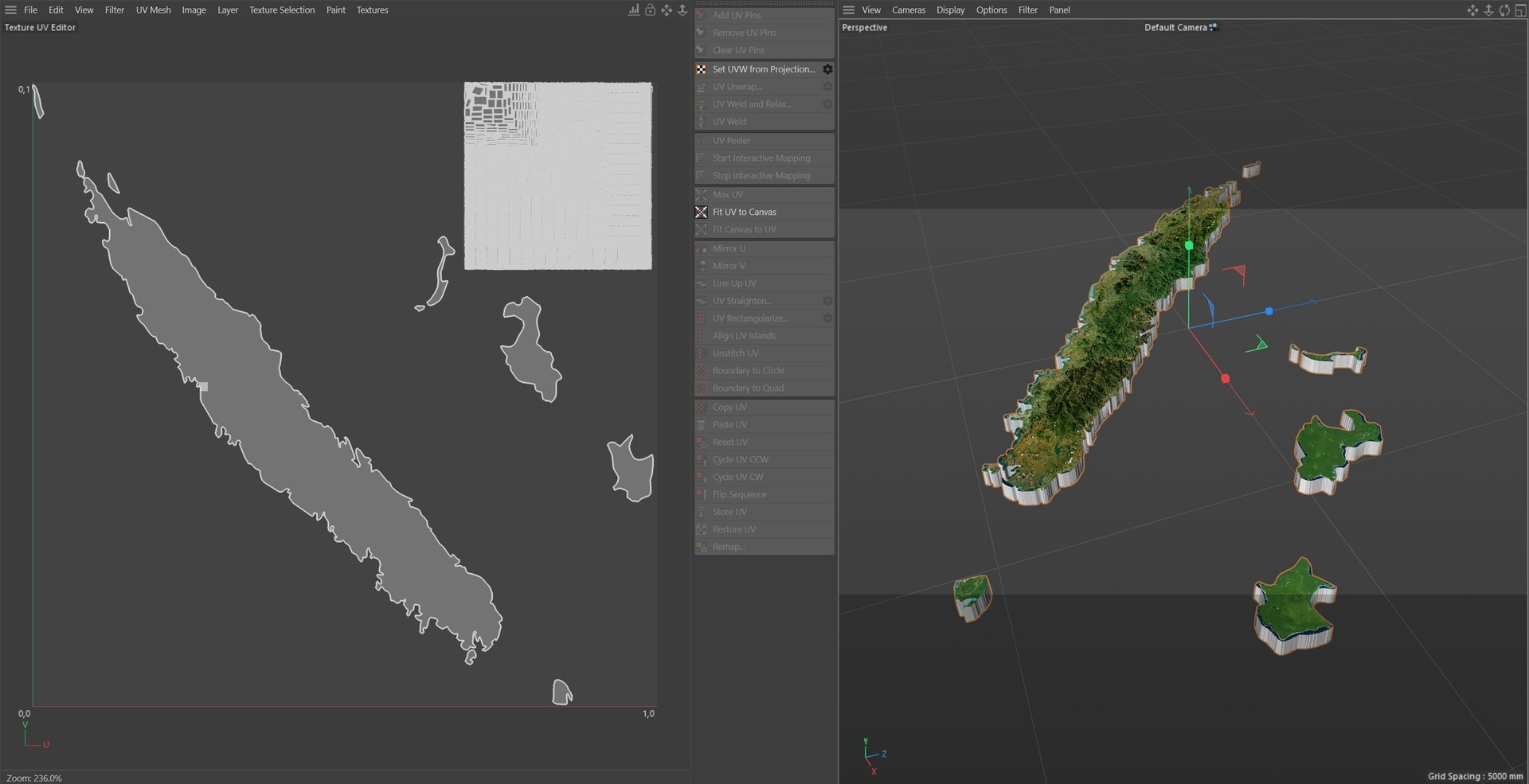 3D Model New Caledonia Terrain Map - TurboSquid 2336542