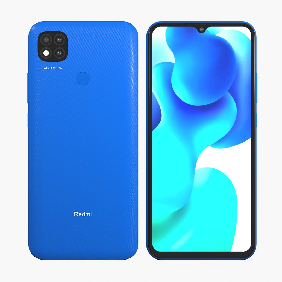 Xiaomi redmi 9c twilight 3D model - TurboSquid 1659958