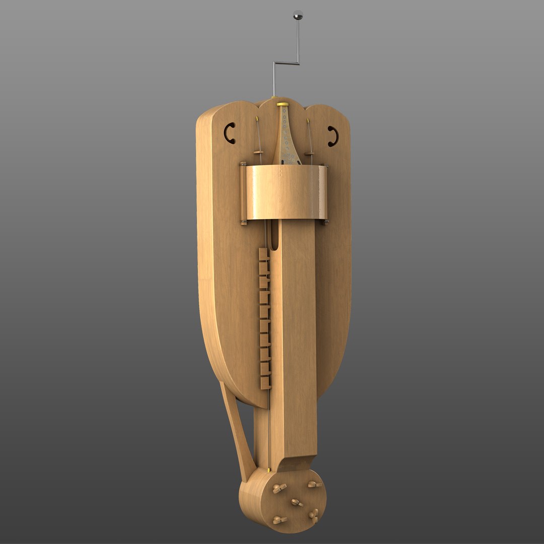 Wheel lyre middle ages 3D model - TurboSquid 1432295