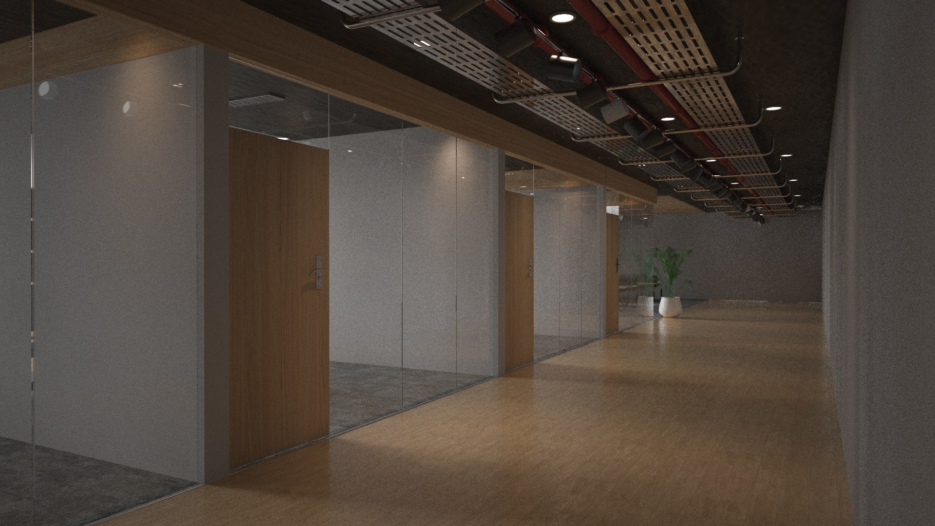 3D Offices Coworking Interior Design - TurboSquid 2035624