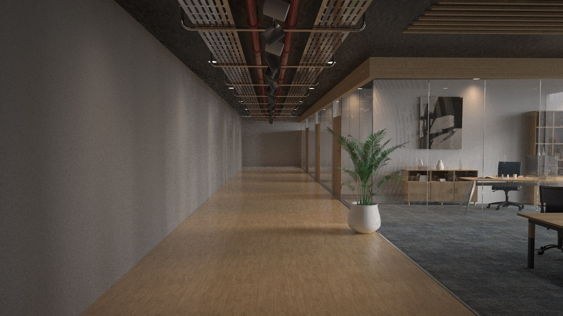 3D Offices Coworking Interior Design - TurboSquid 2035624