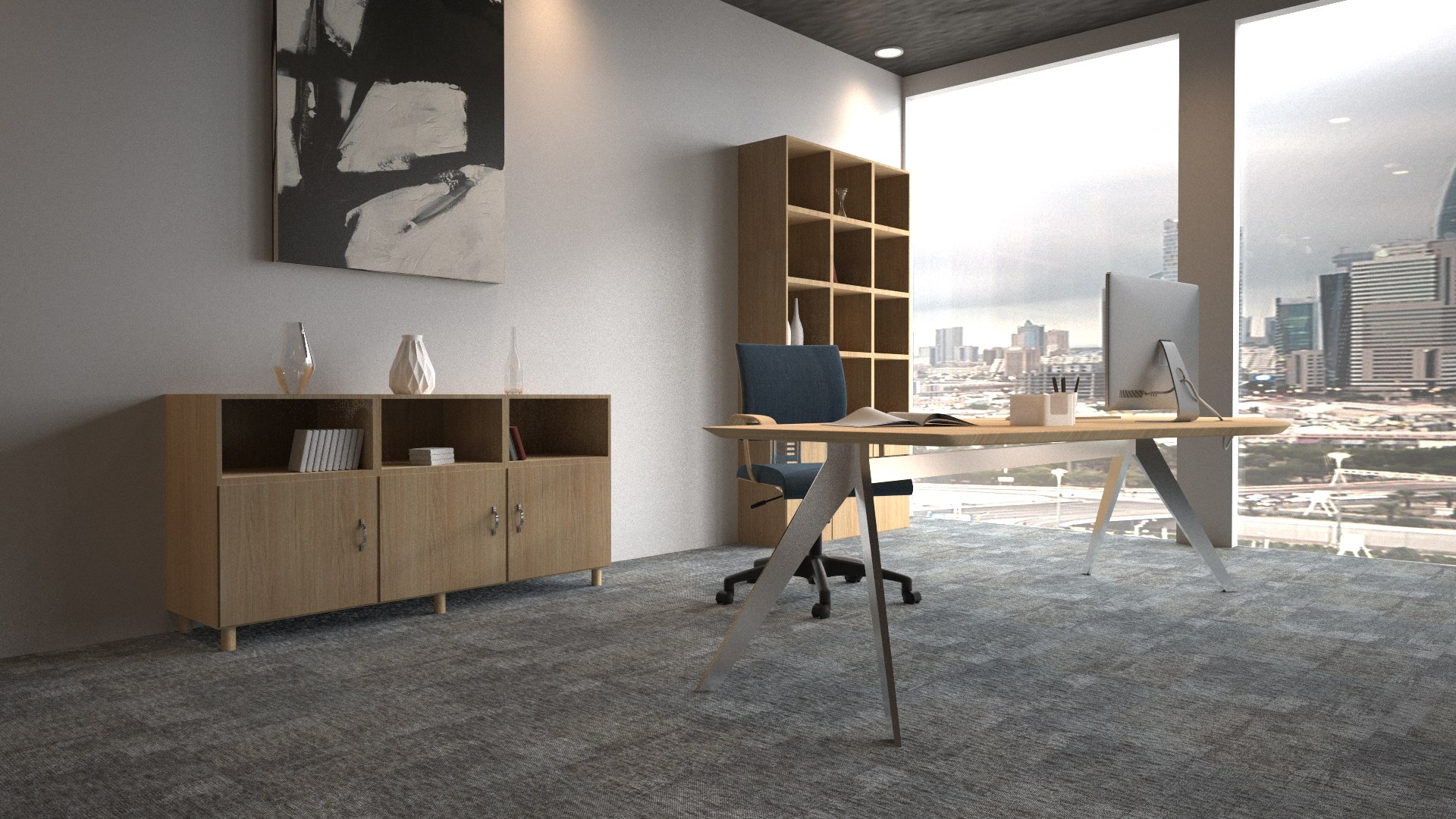 3D Offices Coworking Interior Design - TurboSquid 2035624