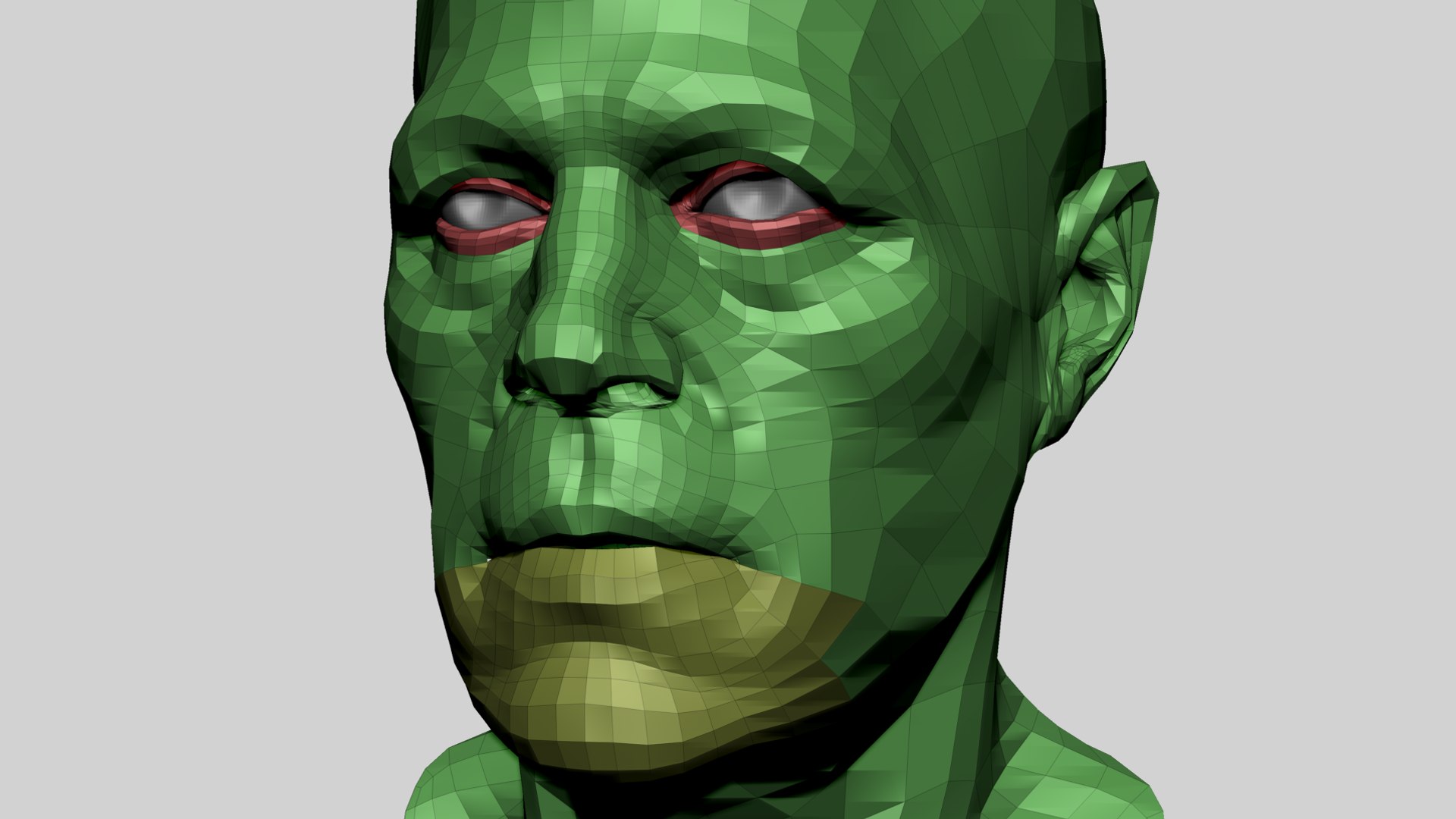 3d Male Head O Model Turbosquid 2207648