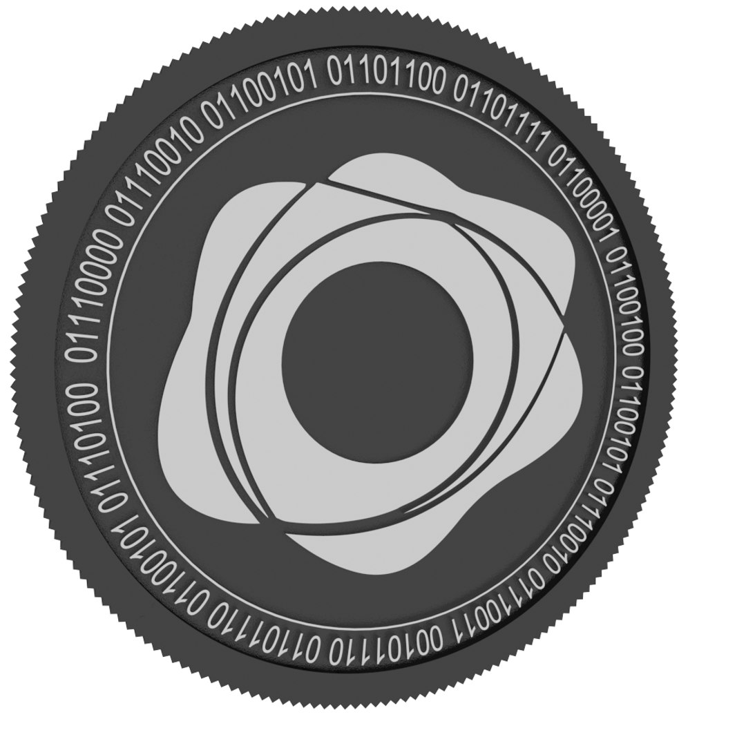 Pax Gold Black Coin 3D Model - TurboSquid 1554465