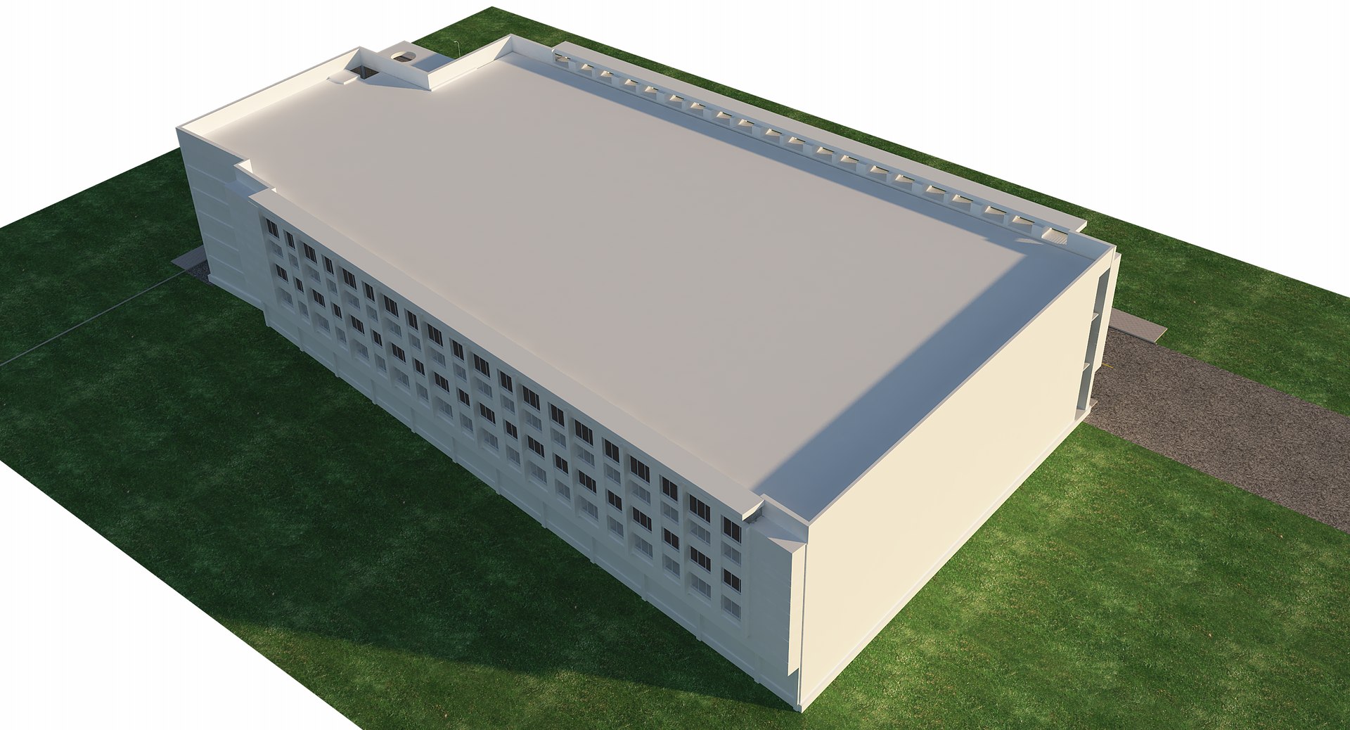 Industry building model - TurboSquid 1549474