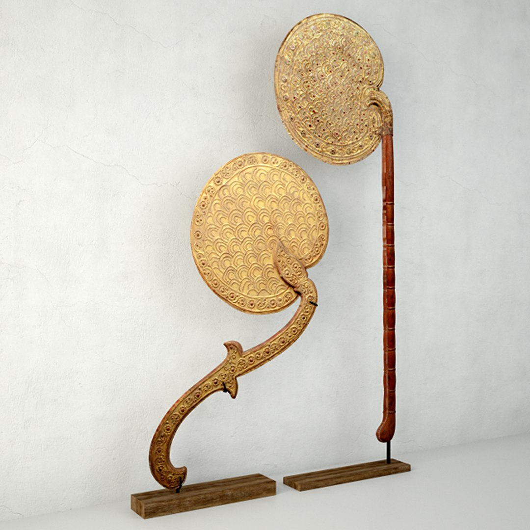 3D Model Burmese Fans - TurboSquid 1203002