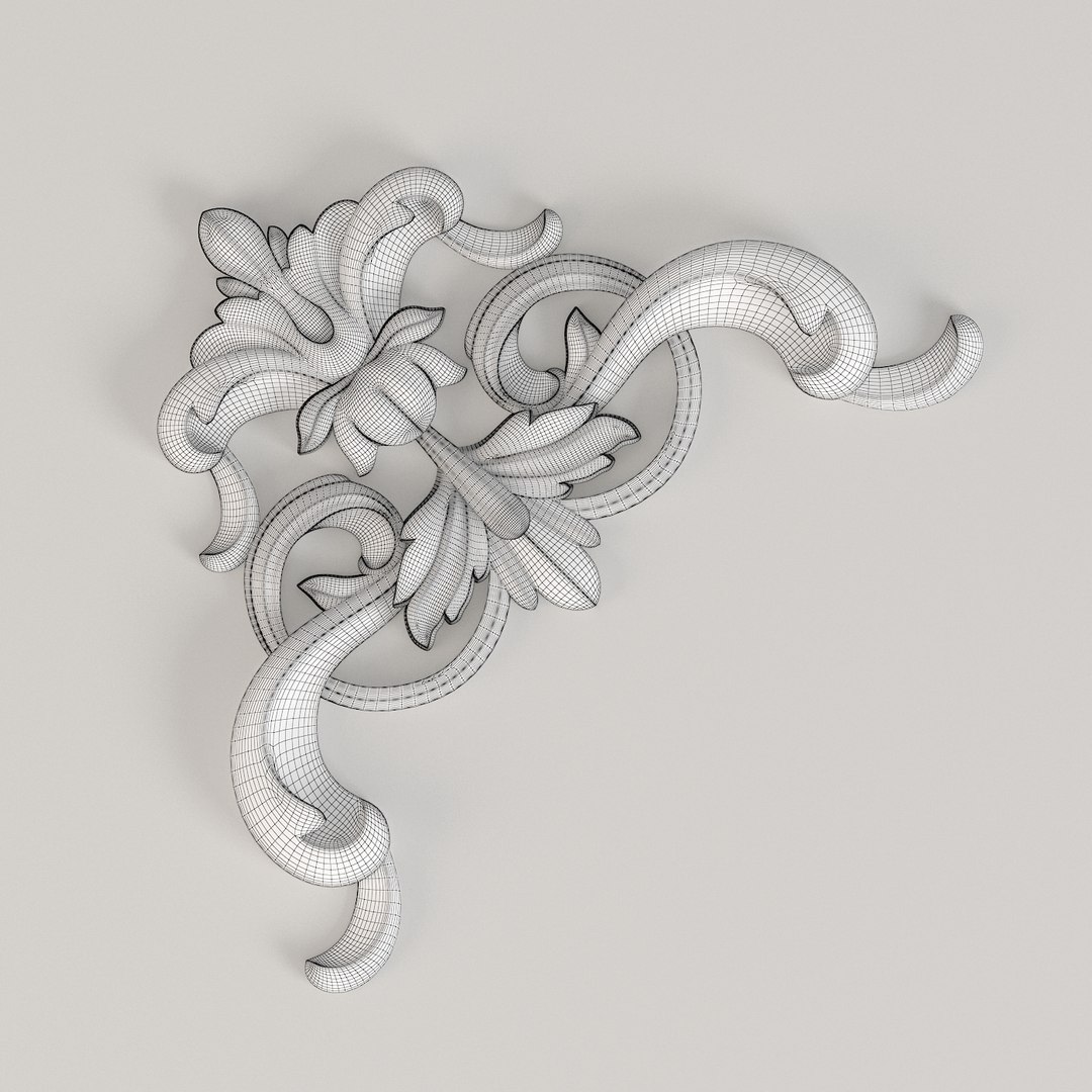 3D Corner Decor Model - TurboSquid 1568807