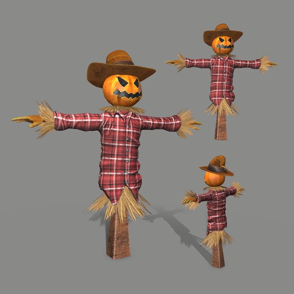 Scarecrow 3D Models for Download | TurboSquid
