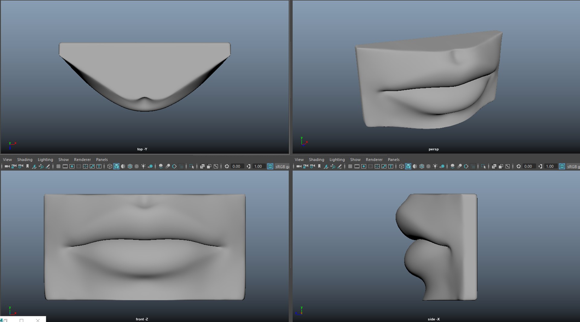 3D model Lips Woman - TurboSquid 1836746