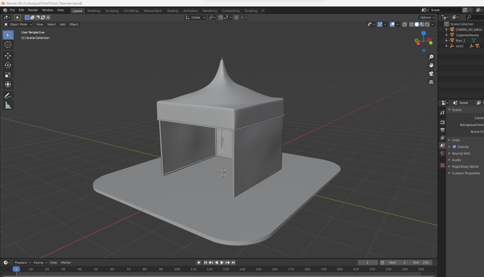 Tent 5 3D model - TurboSquid 2103755