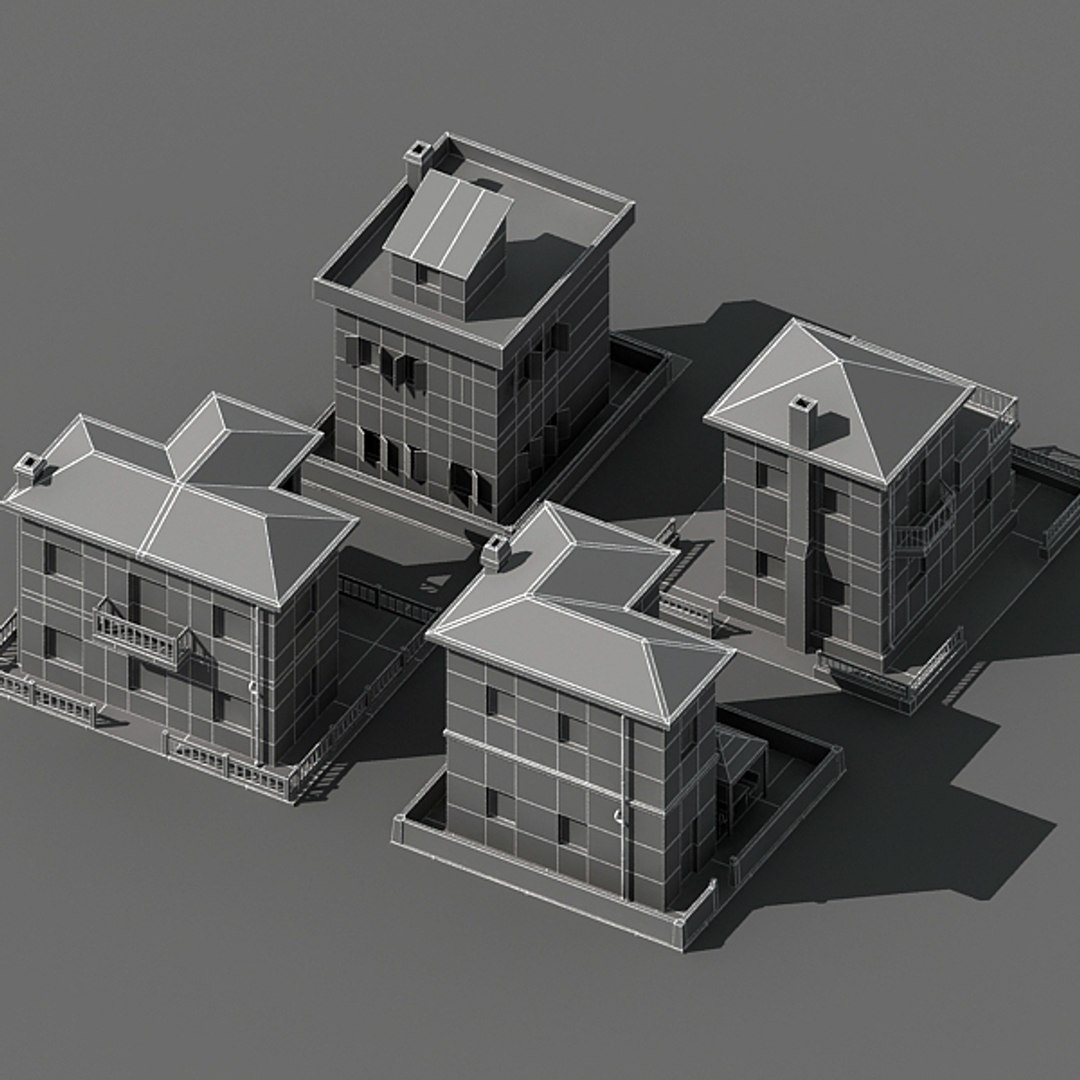 3d Model Of Historical House