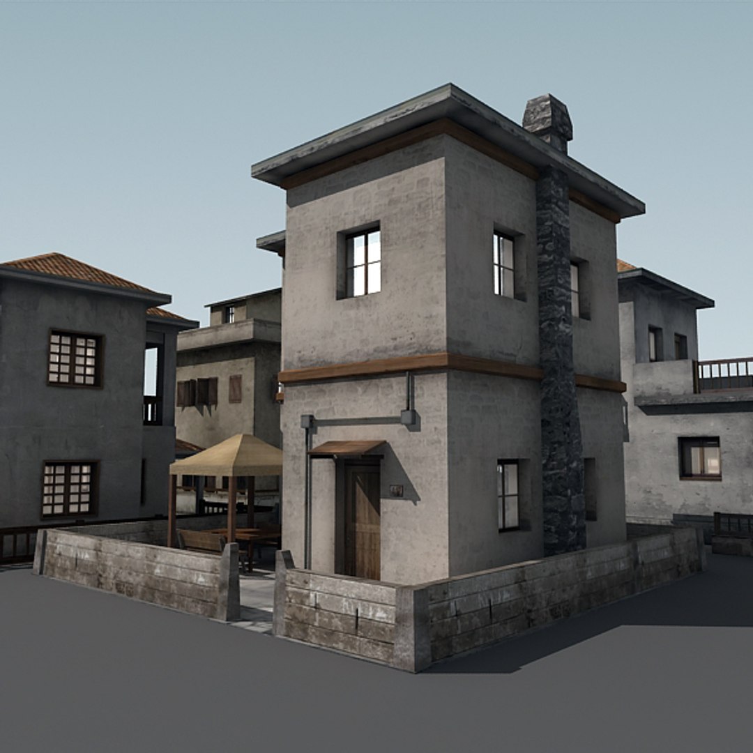 3d Model Of Historical House