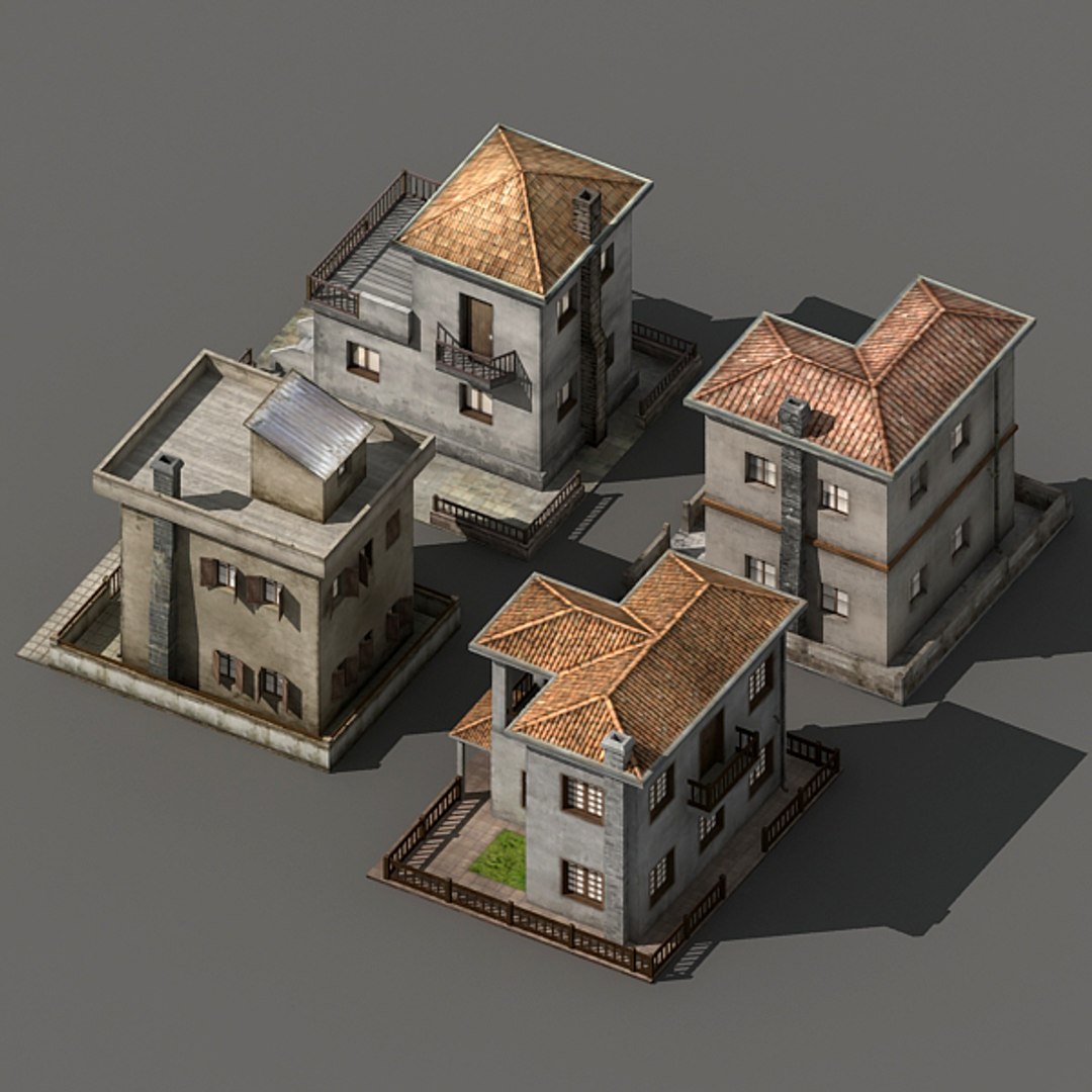 3d Model Of Historical House