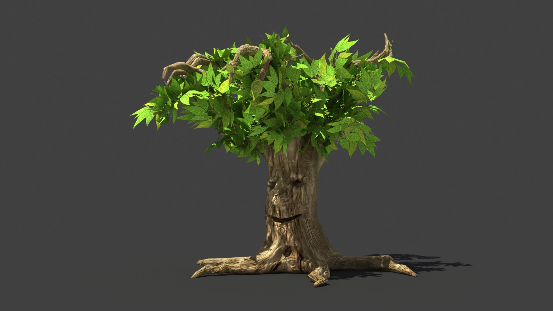 3d Enchanted Tree Model