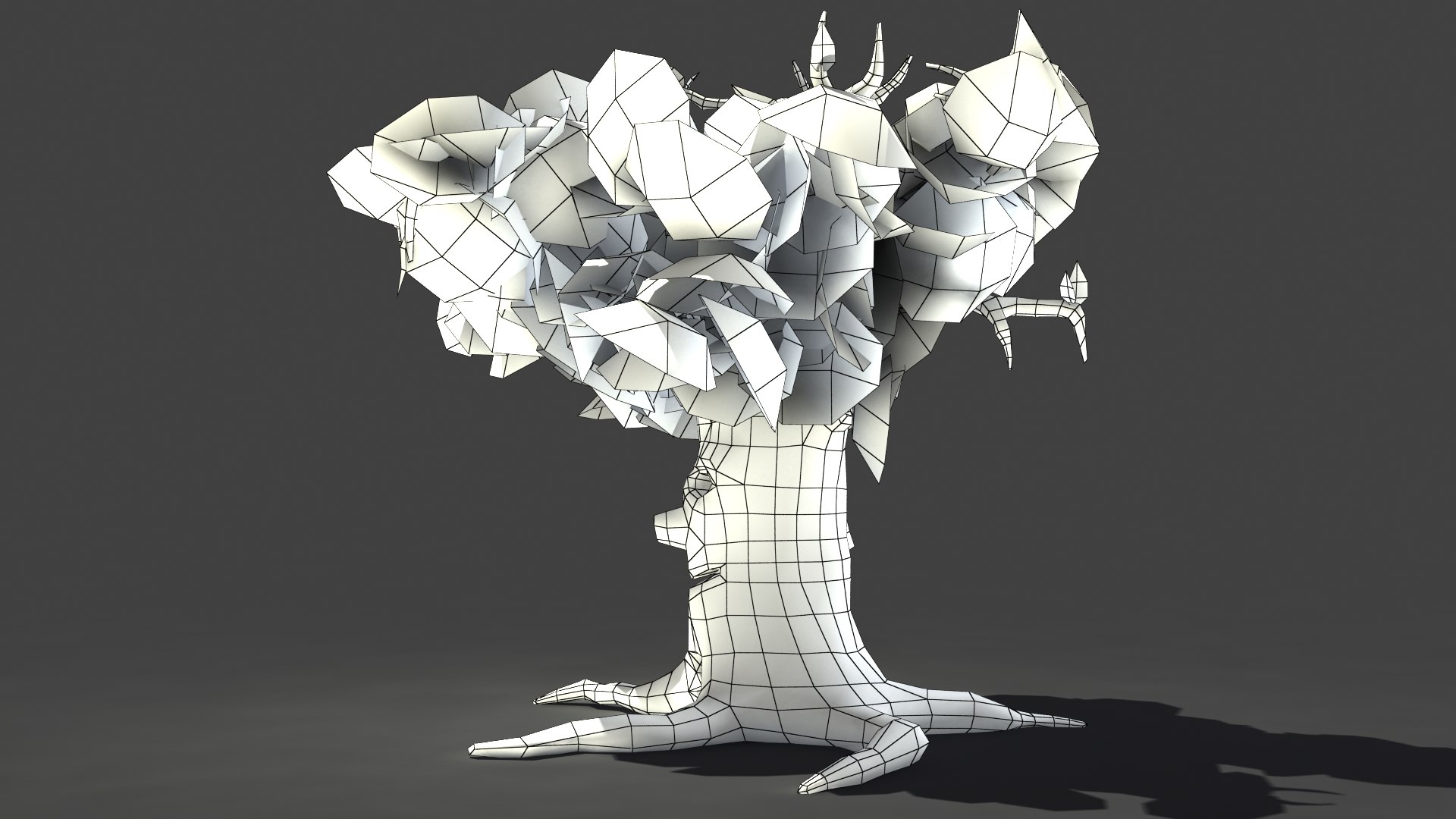 3d Enchanted Tree Model