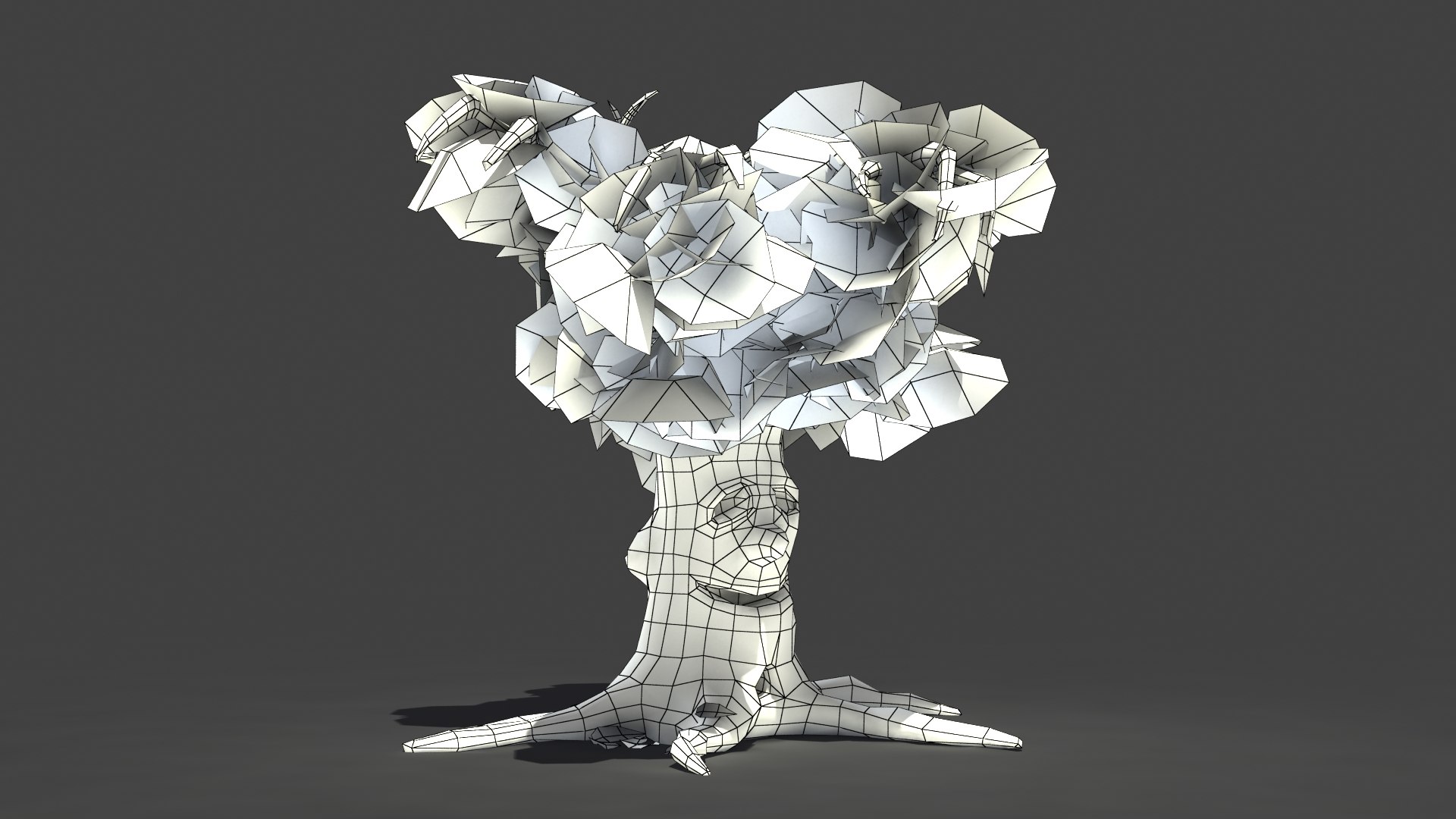 3d Enchanted Tree Model