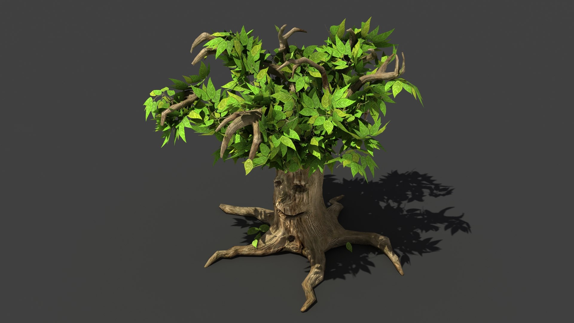 3d Enchanted Tree Model