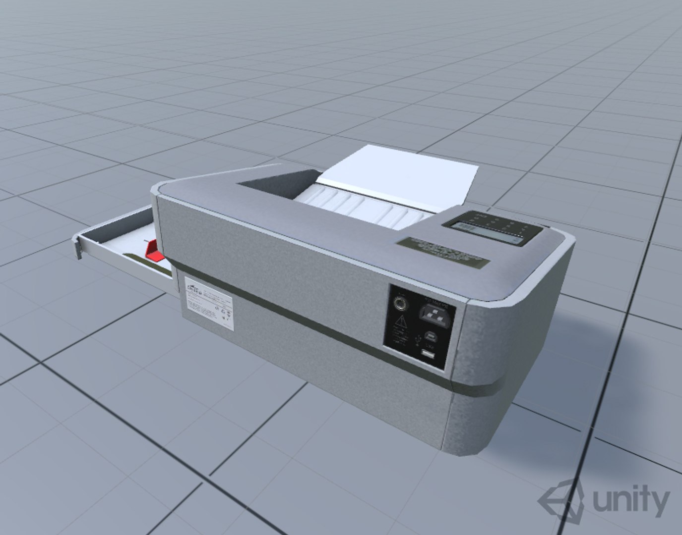 Office Printer 3D Model - TurboSquid 1485459