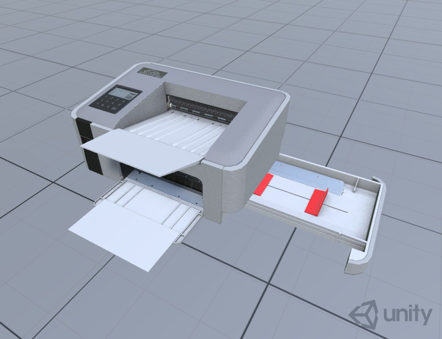 Office Printer 3D Model - TurboSquid 1485459