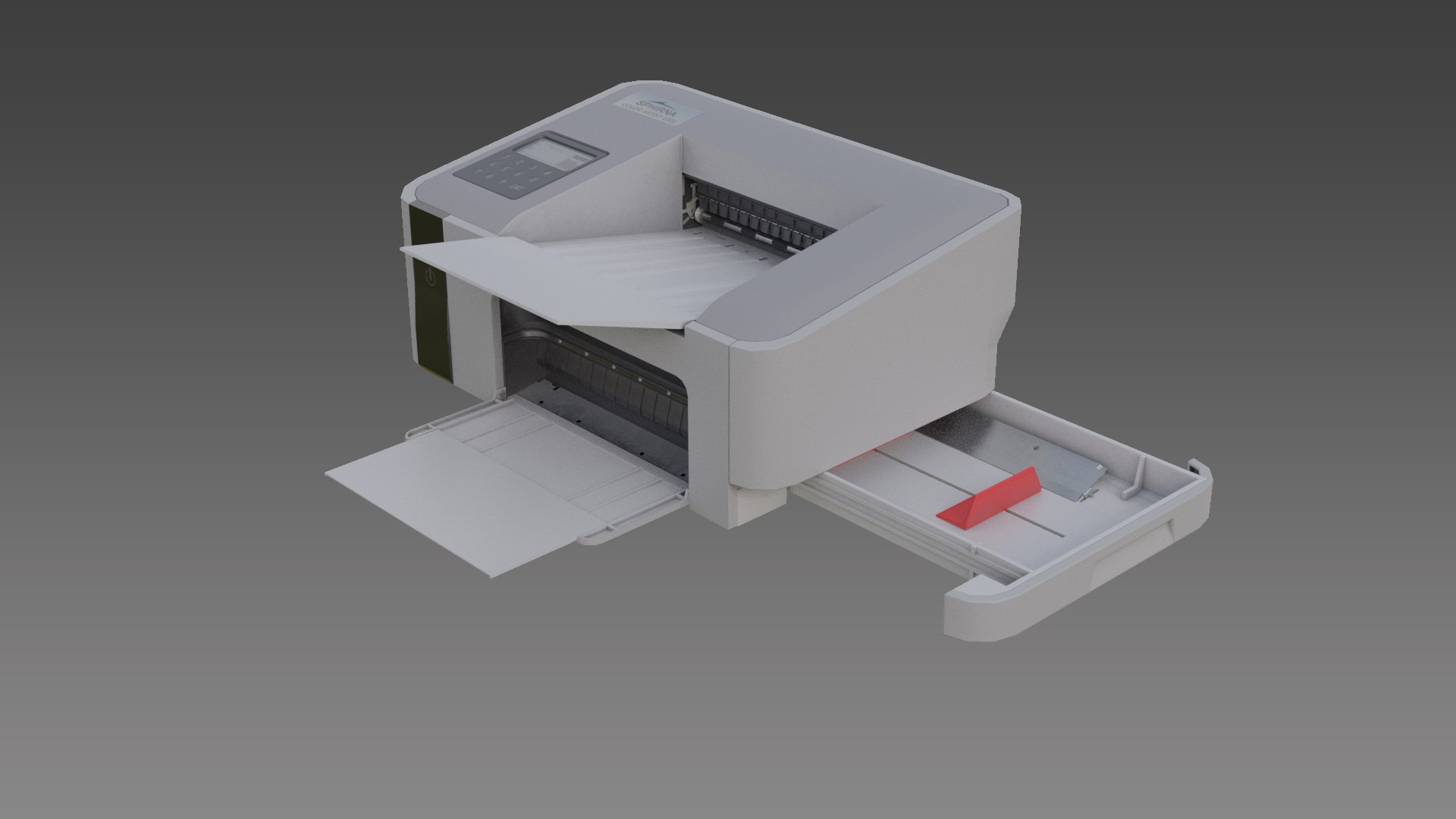 Office Printer 3D Model - TurboSquid 1485459