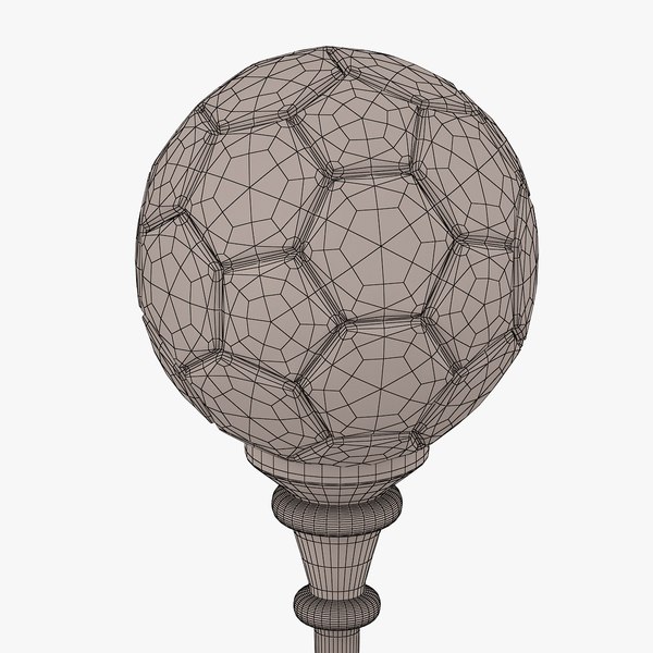 3d football award cup model