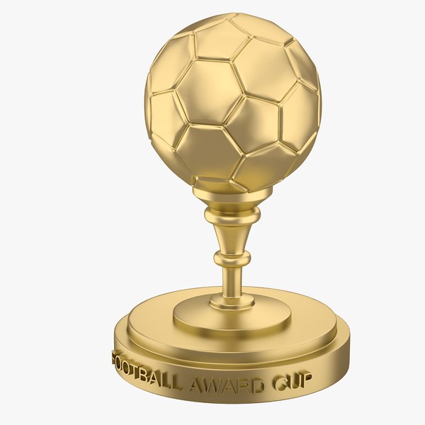 3d football award cup model