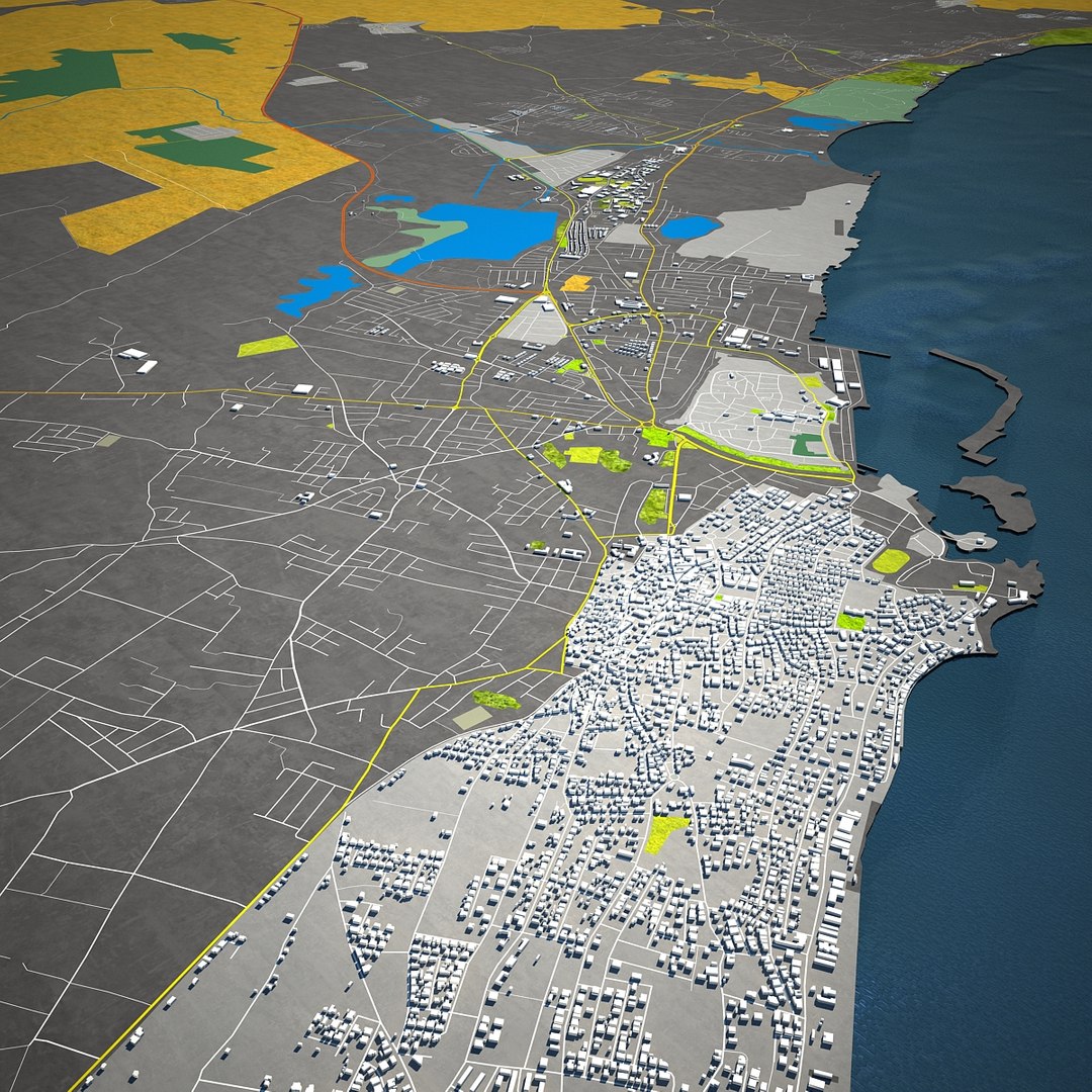 Cyprus skyline vol1 3D model - TurboSquid 1463504