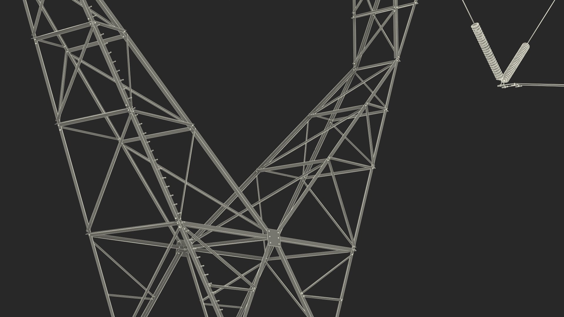 500kV LST Transmission Tower 3D Model - TurboSquid 2123874
