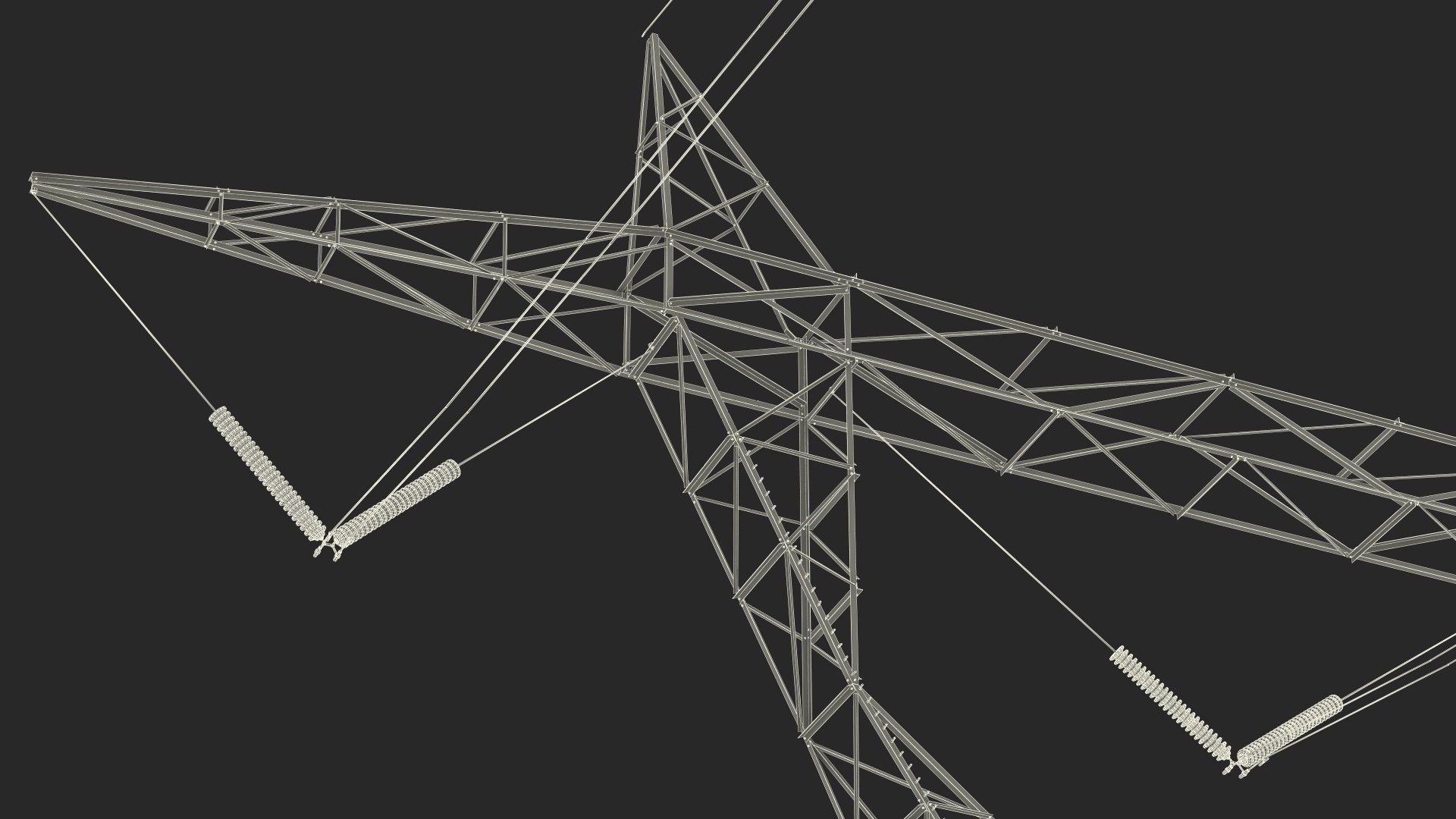 500kV LST Transmission Tower 3D Model - TurboSquid 2123874
