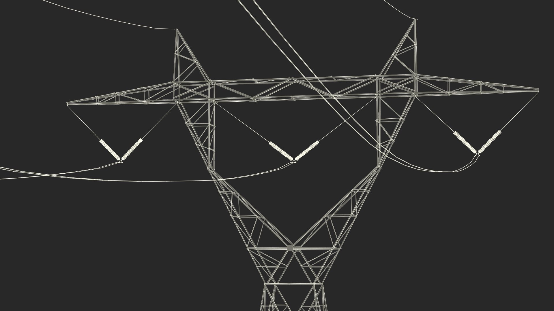 500kV LST Transmission Tower 3D Model - TurboSquid 2123874