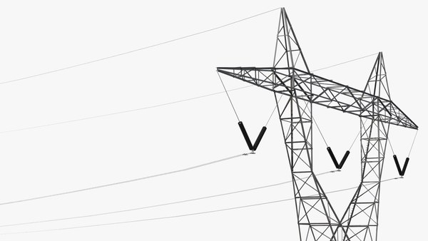 modelo 3d Torre de transmisión LST de 500 kV - TurboSquid 2123874