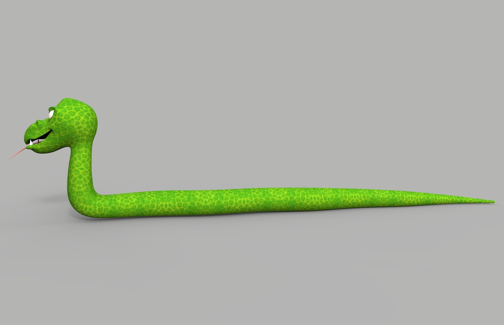 3d Snake Cartoon