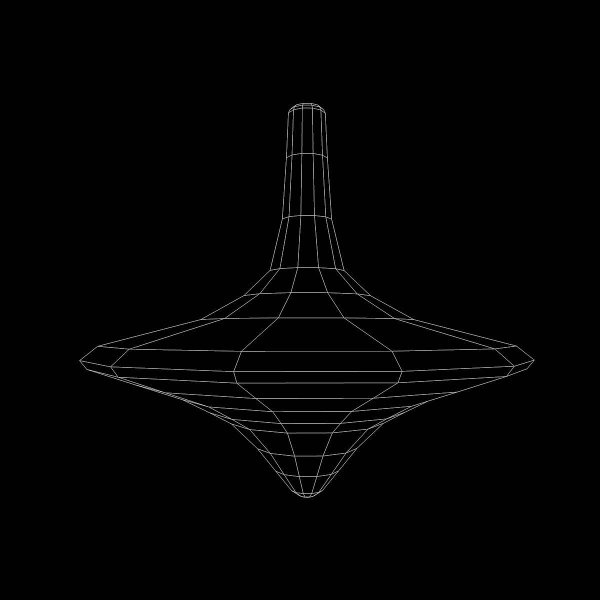 3d spinning modeled stl model