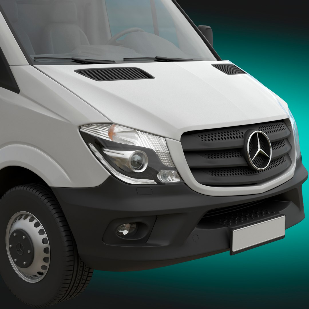3D Mercedes-Benz Sprinter 2015 Panel Van MAXI - TurboSquid 1901073