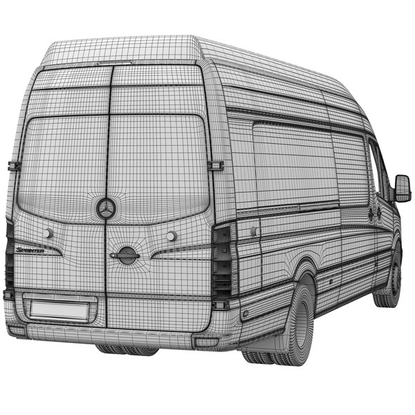 3D Mercedes-Benz Sprinter 2015 Panel Van MAXI - TurboSquid 1901073