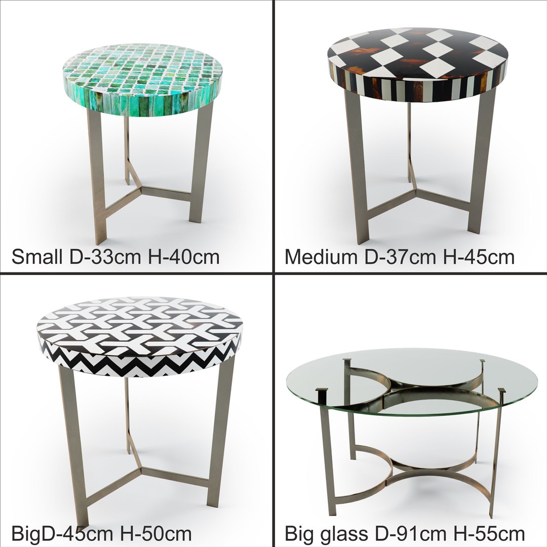 3d Kare Coffee Table Musivo Model