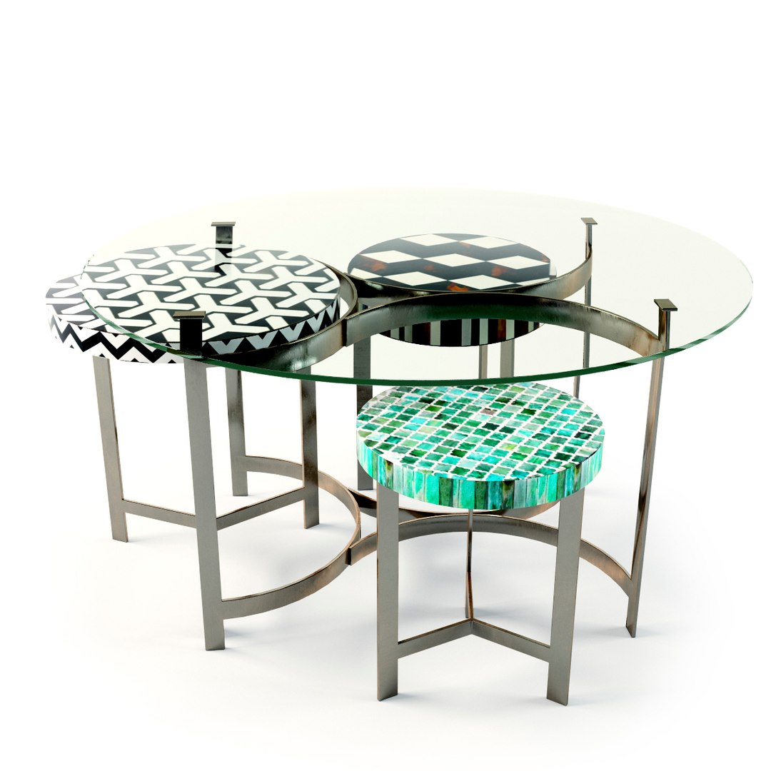 3d Kare Coffee Table Musivo Model