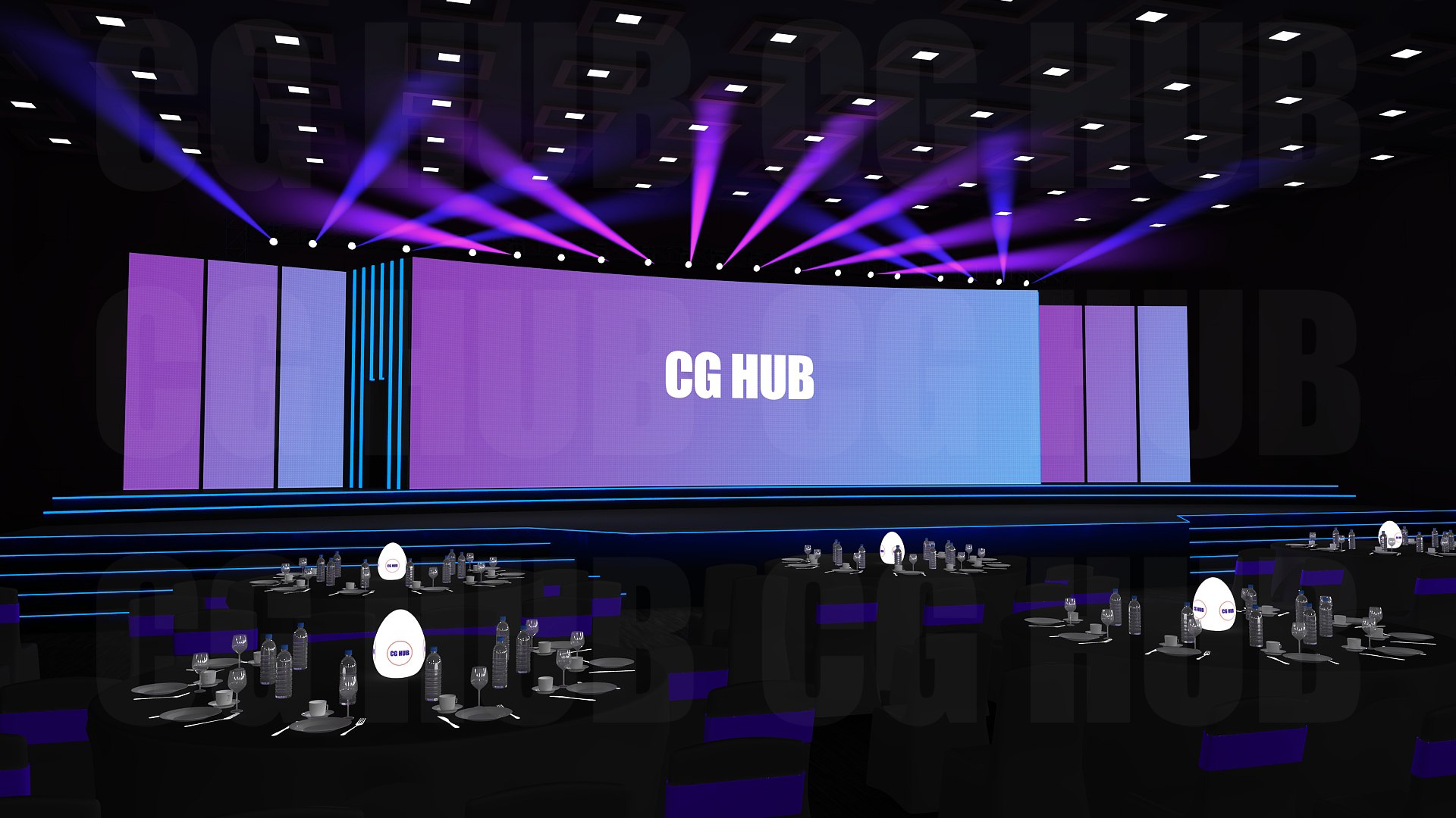 3D Event Stage Design Model - TurboSquid 2288343