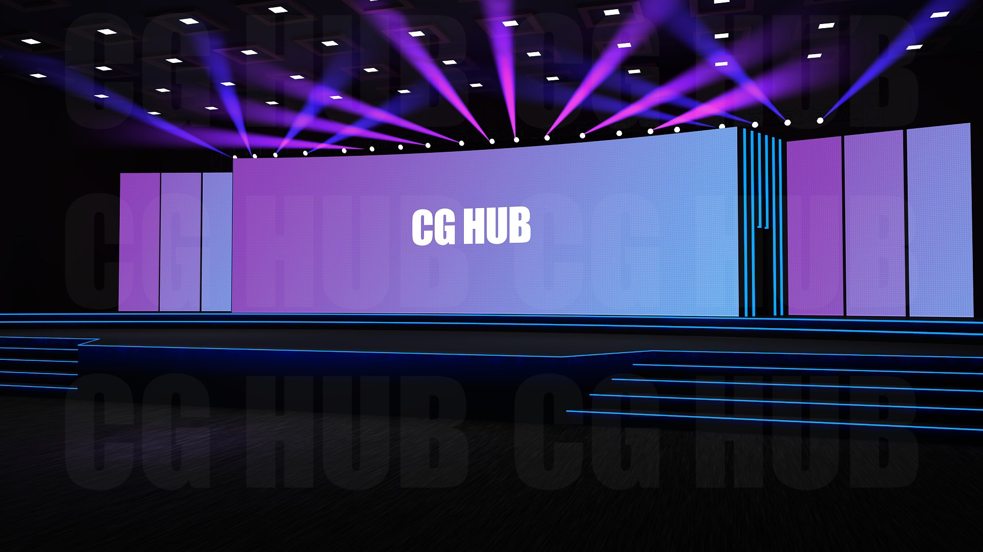 3D Event Stage Design Model - TurboSquid 2288343