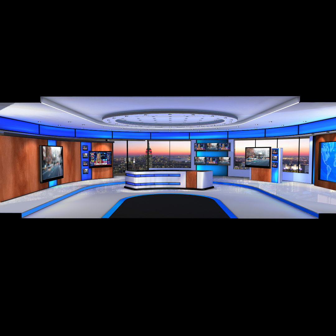 American News Studio 3d Max