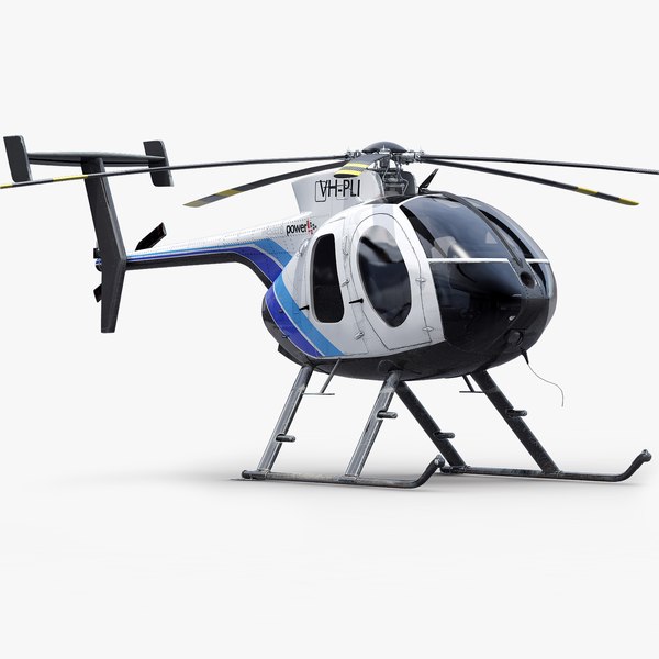 MD530 헬리콥터 3D 모델 - TurboSquid 1002762