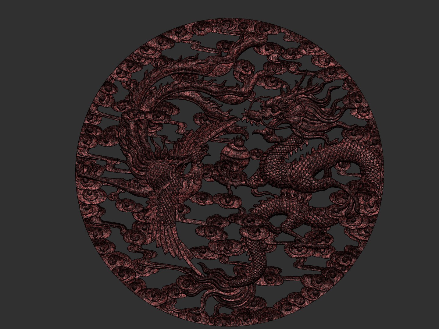 Dragon And Phoenix 3D Model - TurboSquid 2038036
