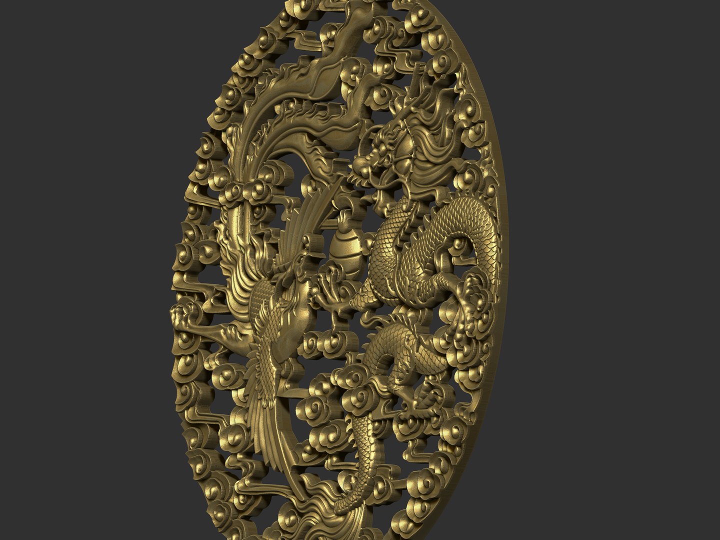 Dragon And Phoenix 3D Model - TurboSquid 2038036