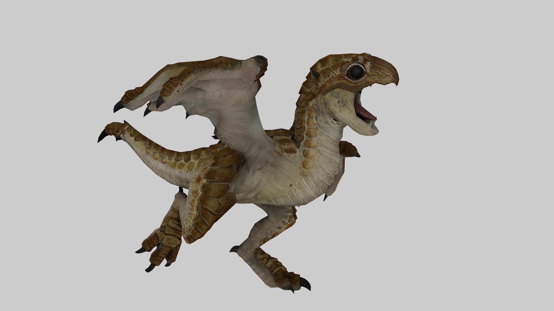 Baby Dragon 3D Model Adorable Fantasy Creature Asset 3D Model ...