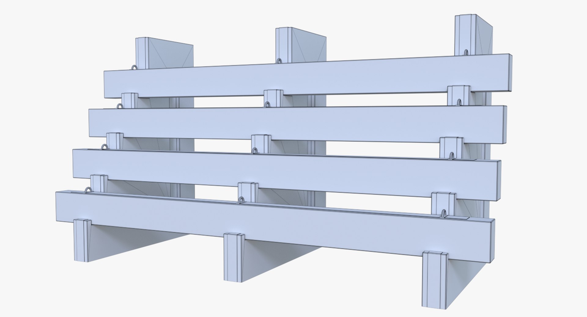 3d Model Traffic Barrier