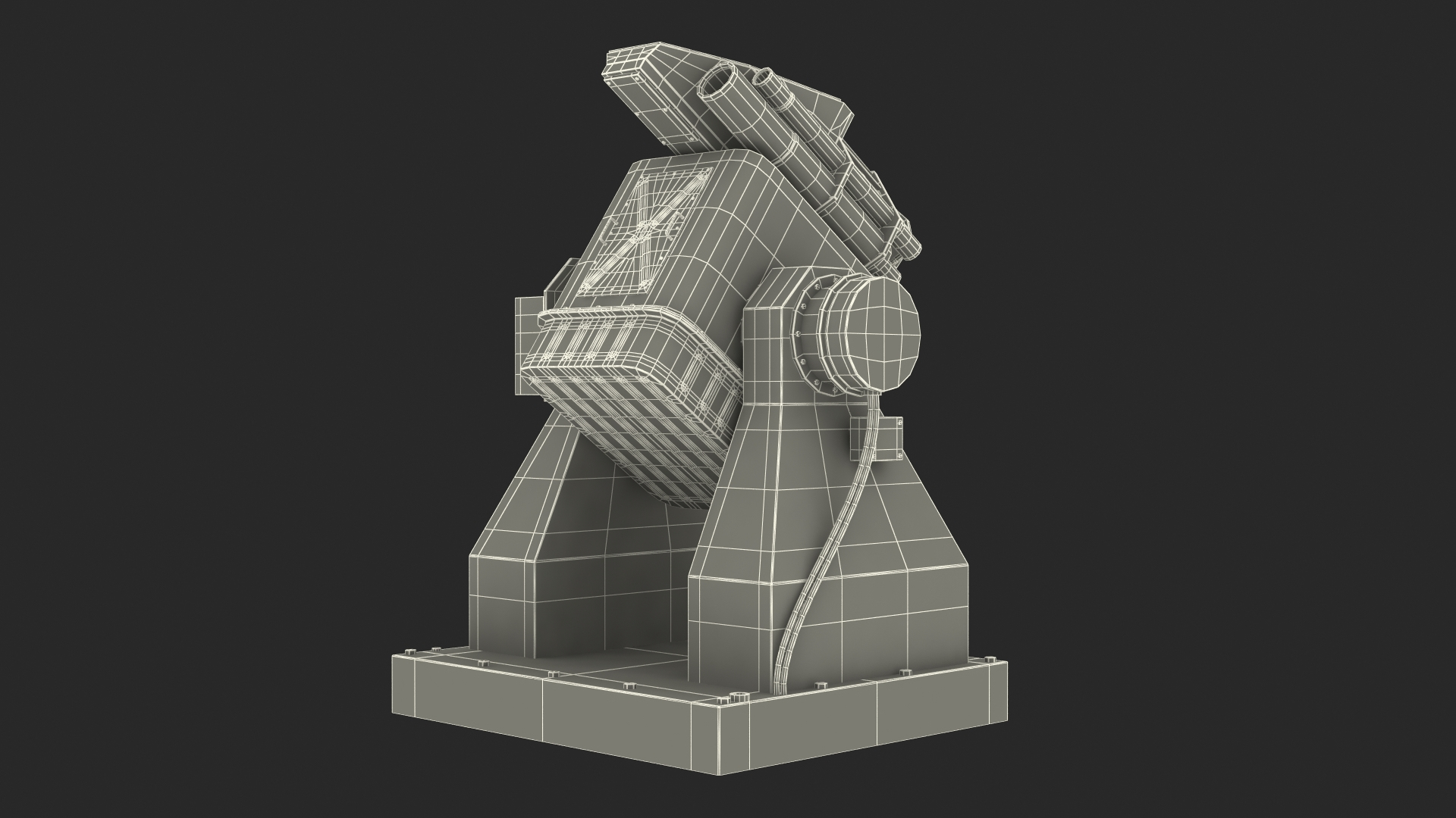 Laser Defense Turret 3D Model - TurboSquid 2149902